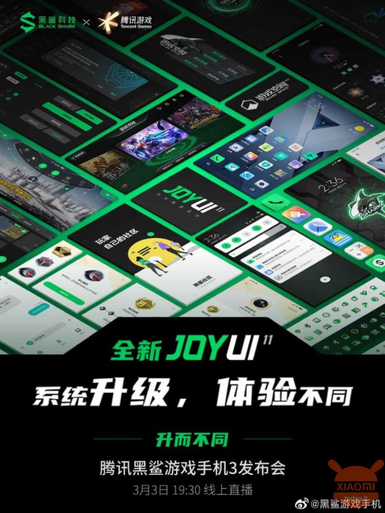 Assieme ai gaming phone di BlackShark debutta anche la nuova JoyUI 11 ...