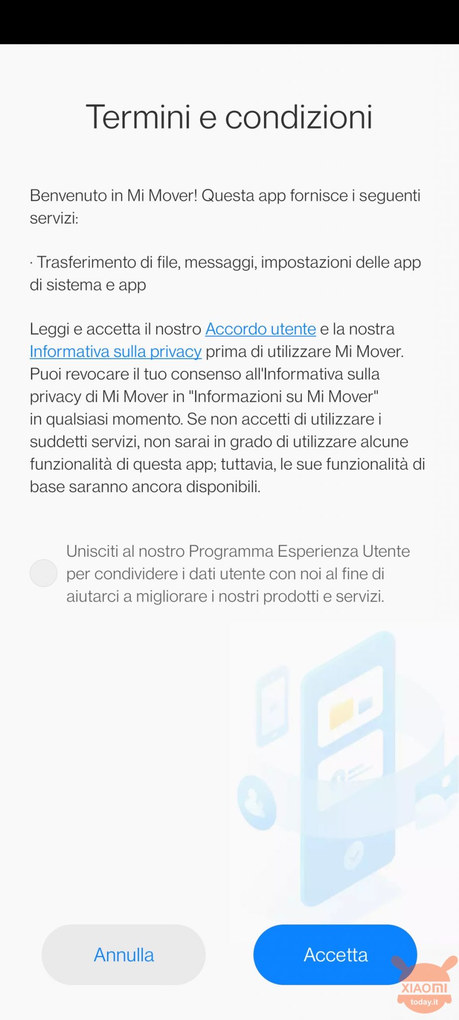 Mi Mover disponibile per tutti gli Android: come passare dati a uno ...