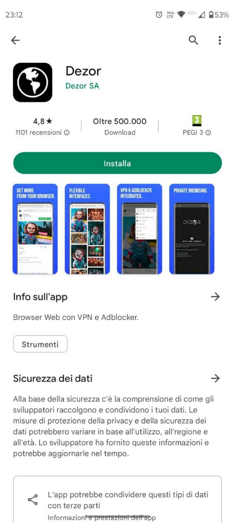 Alle DIGITAL TERRESTRIAL (ohne Antenne) mit der DEZOR | App XiaomiToday.it